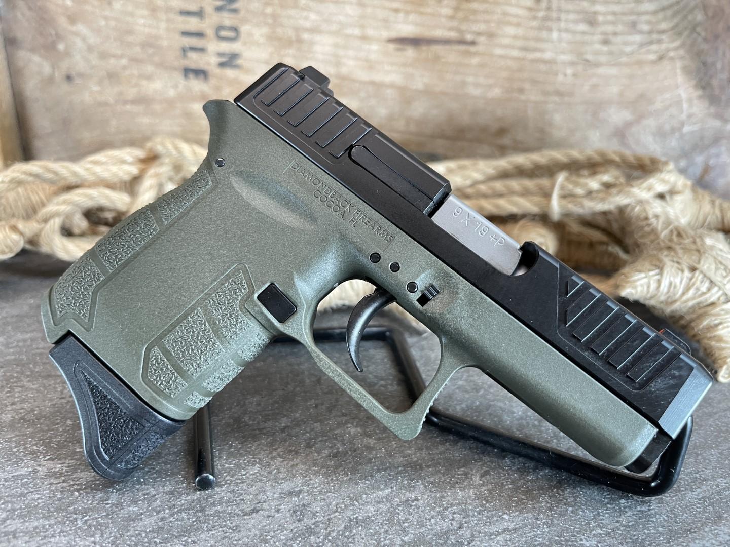 Diamondback DP9 3.1" 9mm, OD Green - NEW! - harveysauctions.com