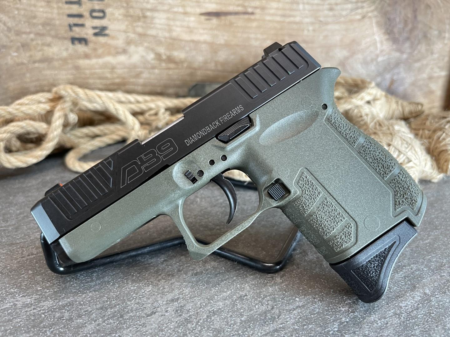 Diamondback DP9 3.1" 9mm, OD Green - NEW! - harveysauctions.com