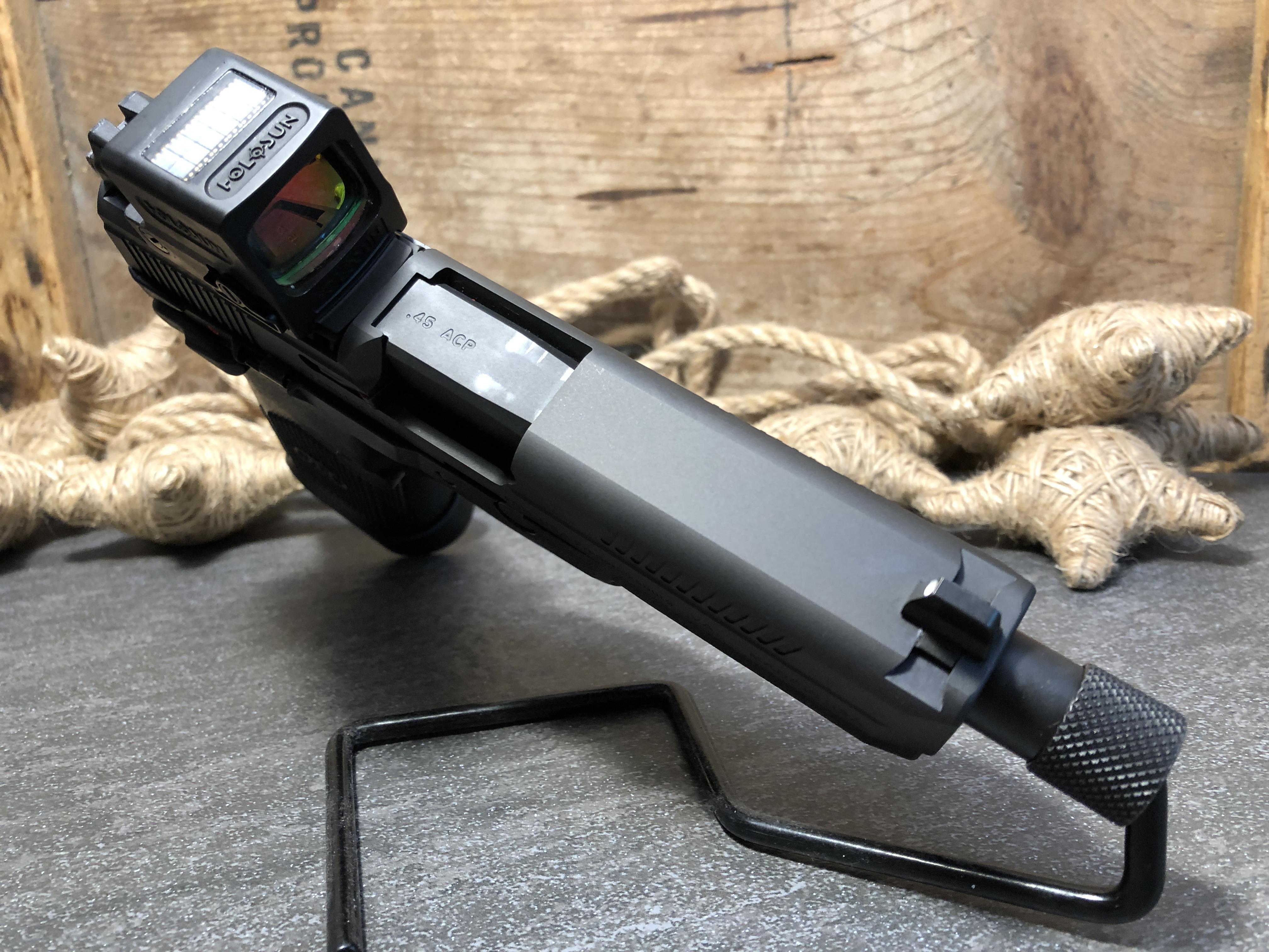 New FNH FNX-45 Tactical .45ACP W/ Holosun 2MOA Red Dot ...