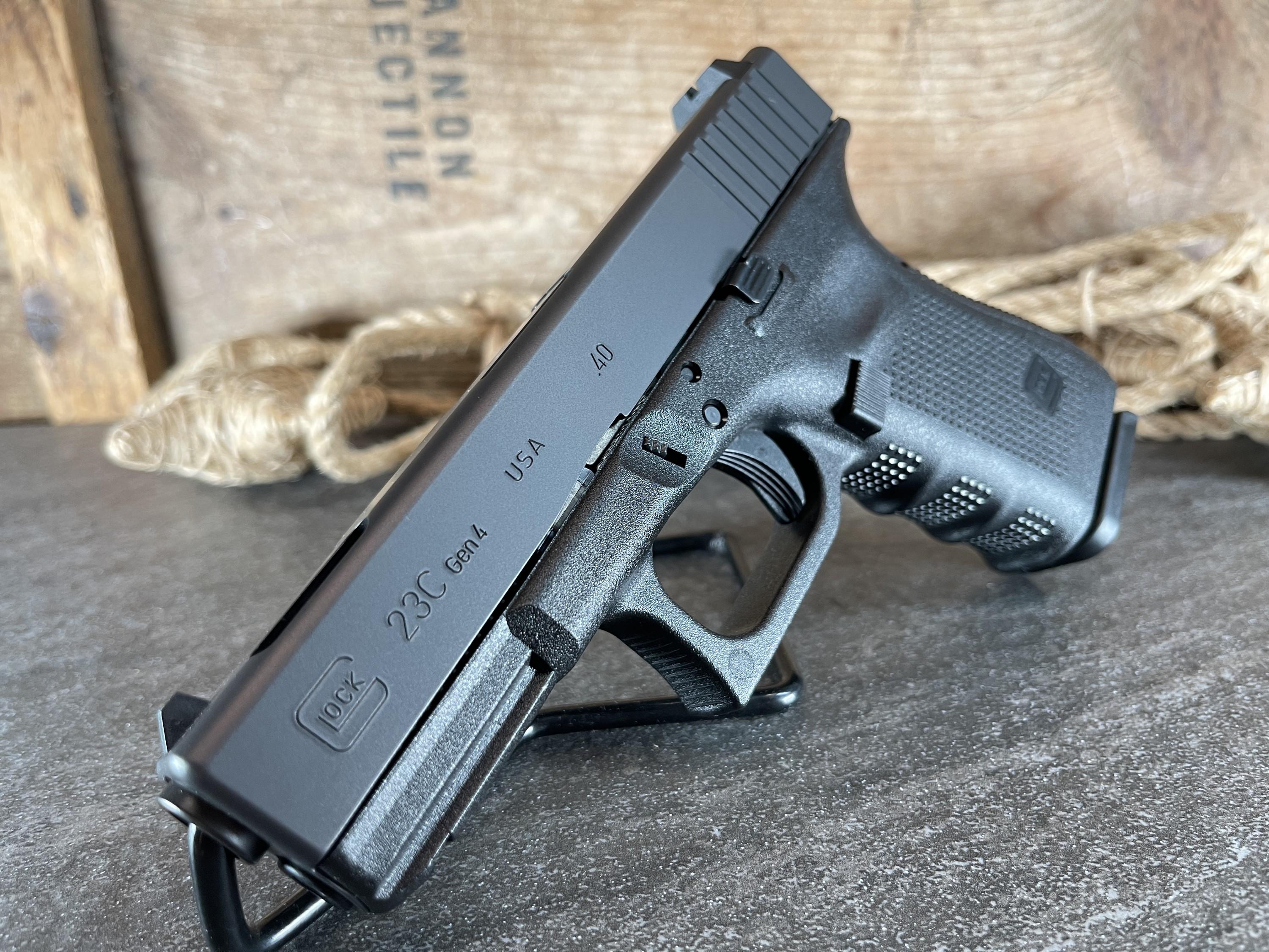 Glock 23C Gen 4 4” .40S&W - NEW! - harveysauctions.com