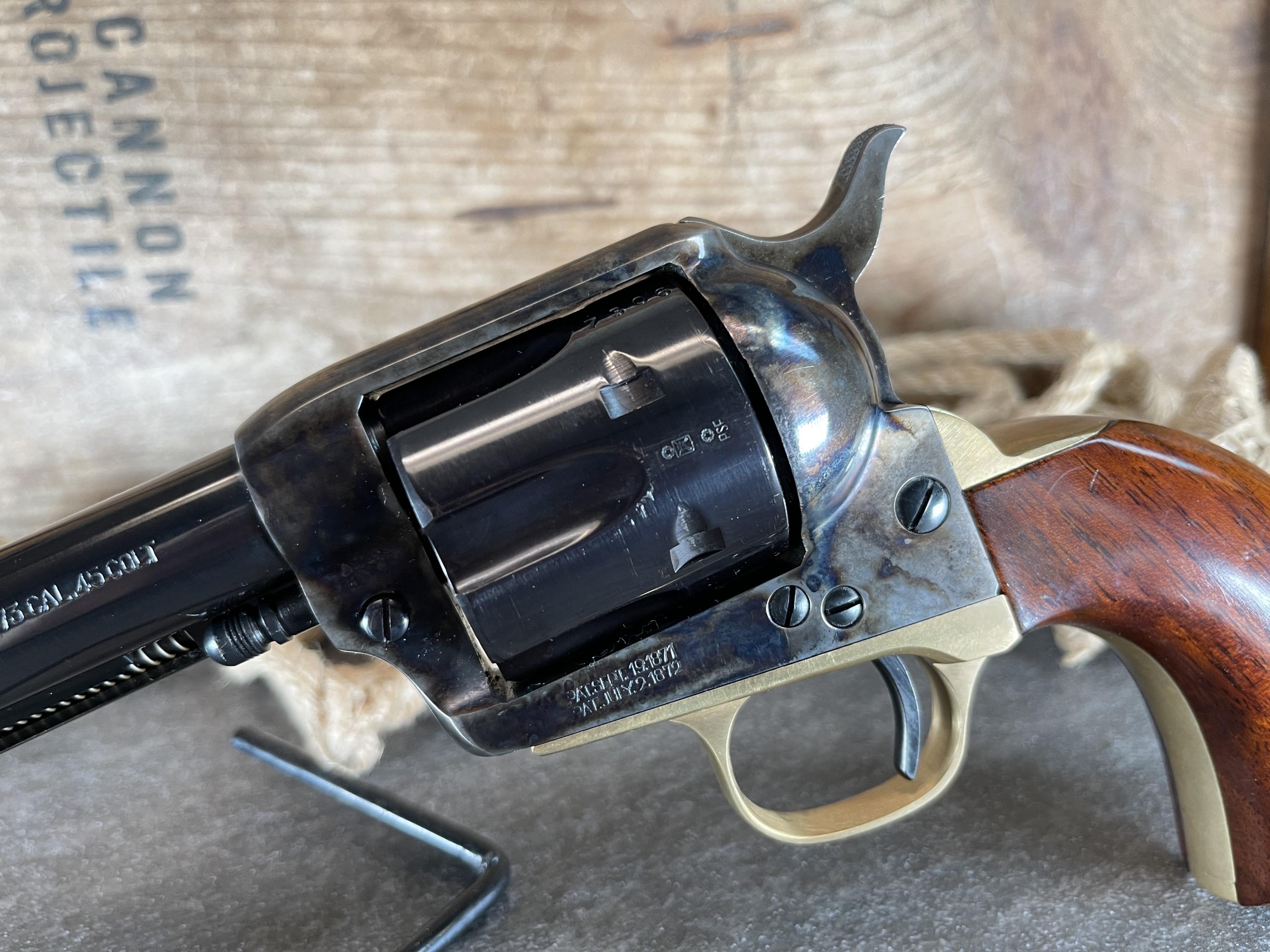 Uberti 1873 5.5” .45LC, in original box - Pre-Owned - harveysauctions.com