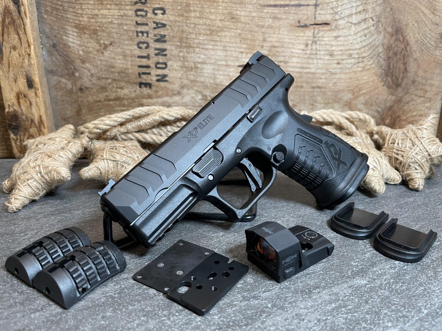 Springfield XDM Elite 3.8" OSP 9mm w/ HEX Dragonfly Red Dot - NEW ...