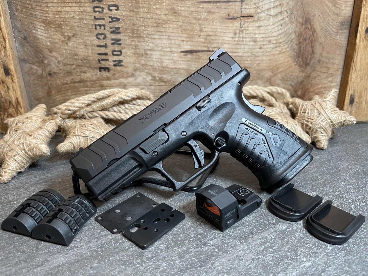 Springfield XDM Elite 3.8" OSP 9mm w/ HEX Dragonfly Red Dot - NEW ...