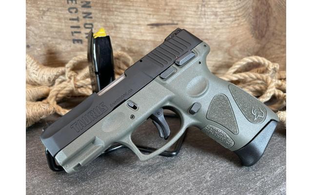 Taurus G2C 3.25" 9mm, OD Green - NEW! - harveysauctions.com
