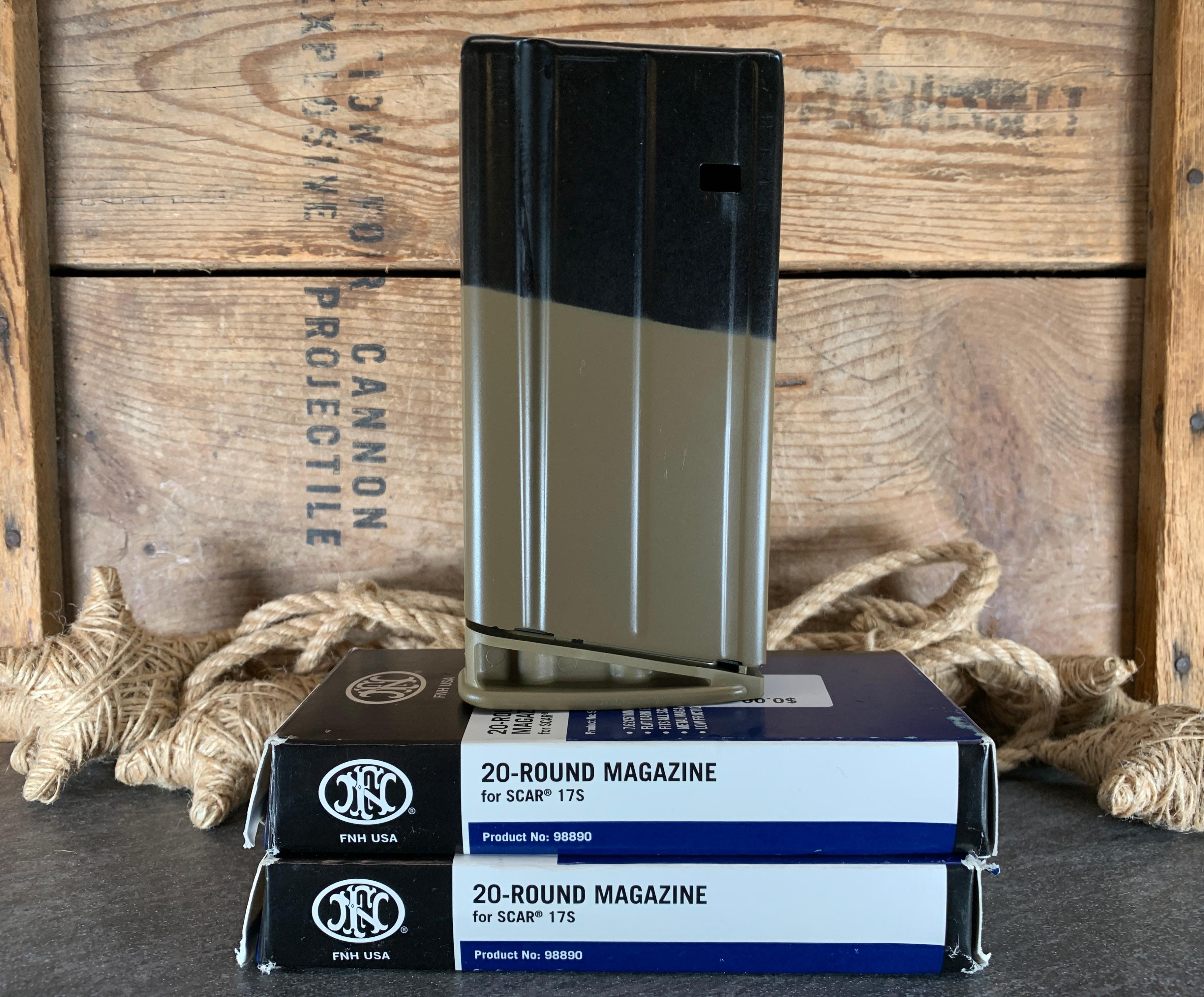 2 FNH Scar 17S 20 Round .308Win Magazines - harveysauctions.com