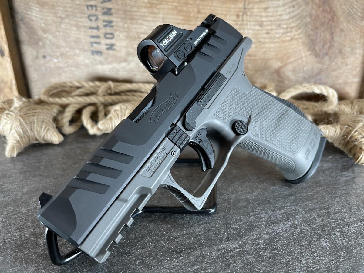 Walther PDP Compact 4" 9mm w/ Holosun Red Dot, in original case - Pre ...