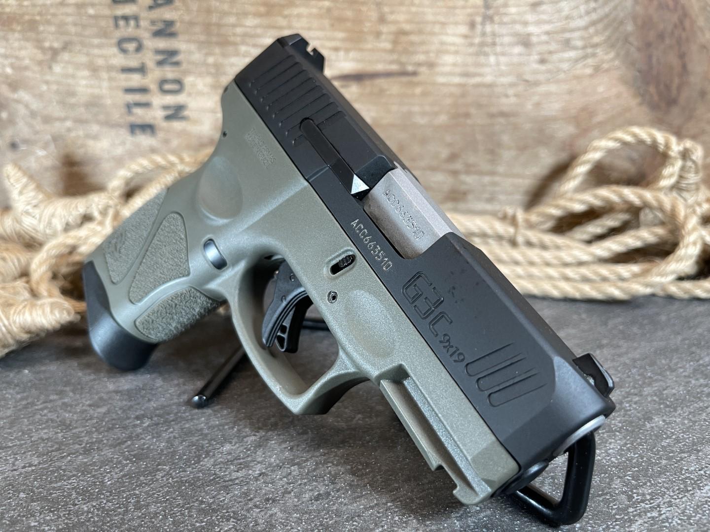 Taurus G3C 3.2" 9mm, Olive Drab Green - NEW! - harveysauctions.com