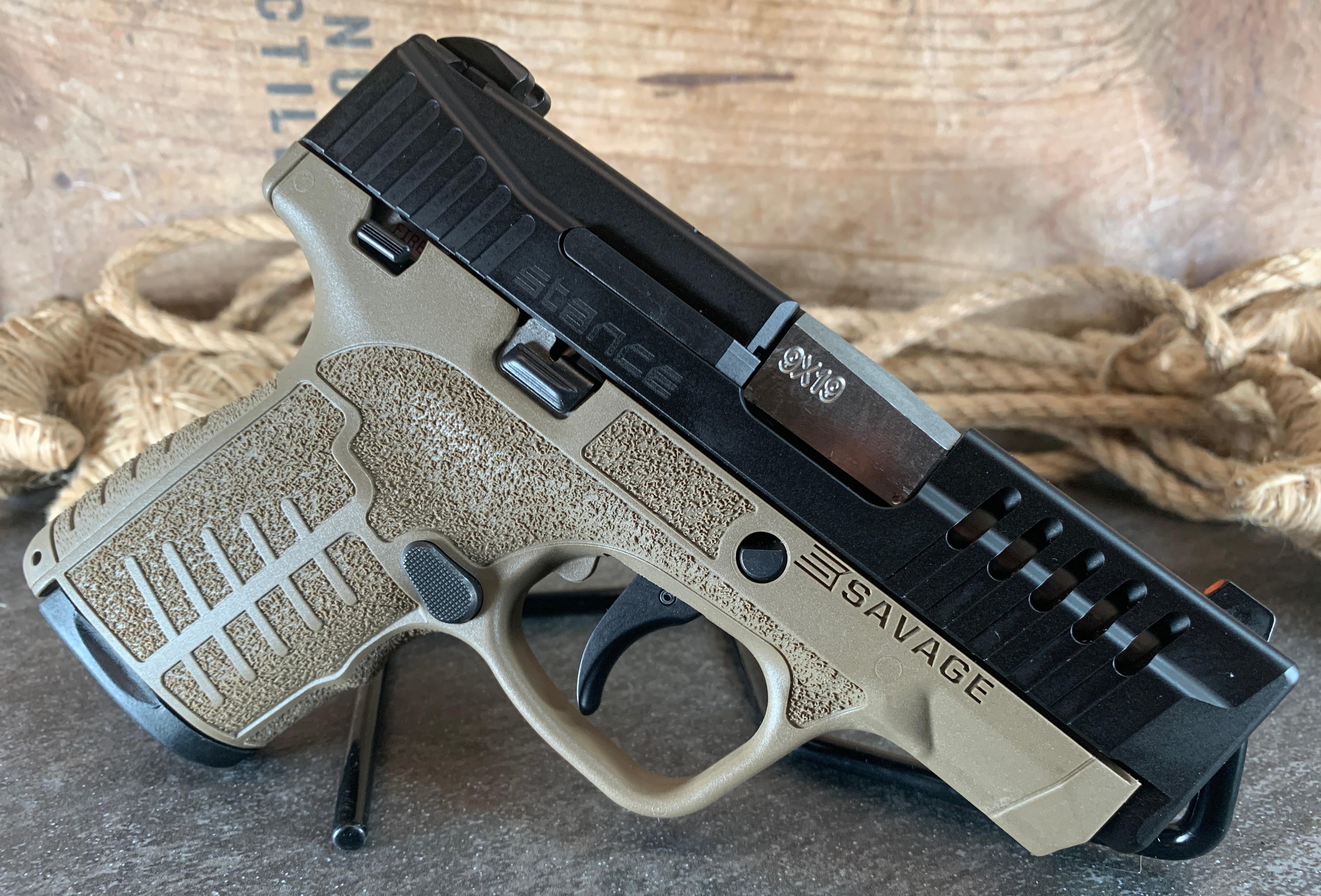 New Savage Stance 9mm FDE - harveysauctions.com