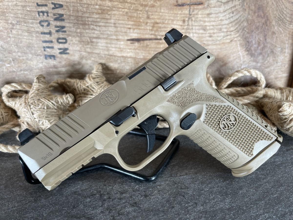 FN509 Compact Tactical 4.32" 9mm, Threaded - NEW - harveysauctions.com