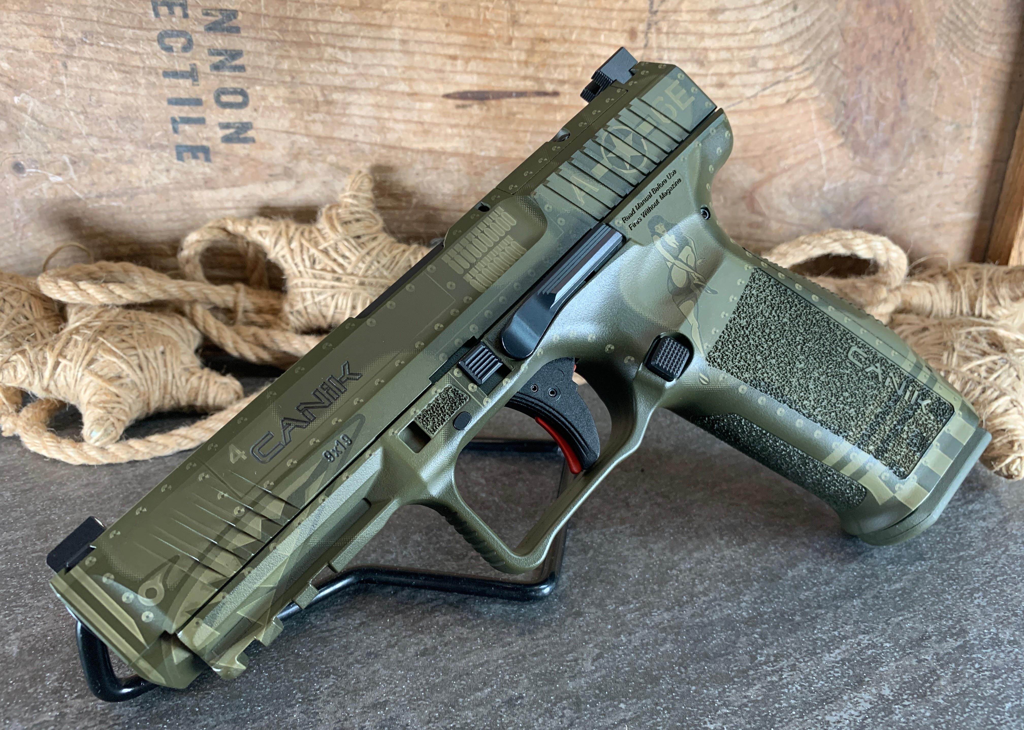 New Canik Mete SFT 9mm Green Bomber - harveysauctions.com