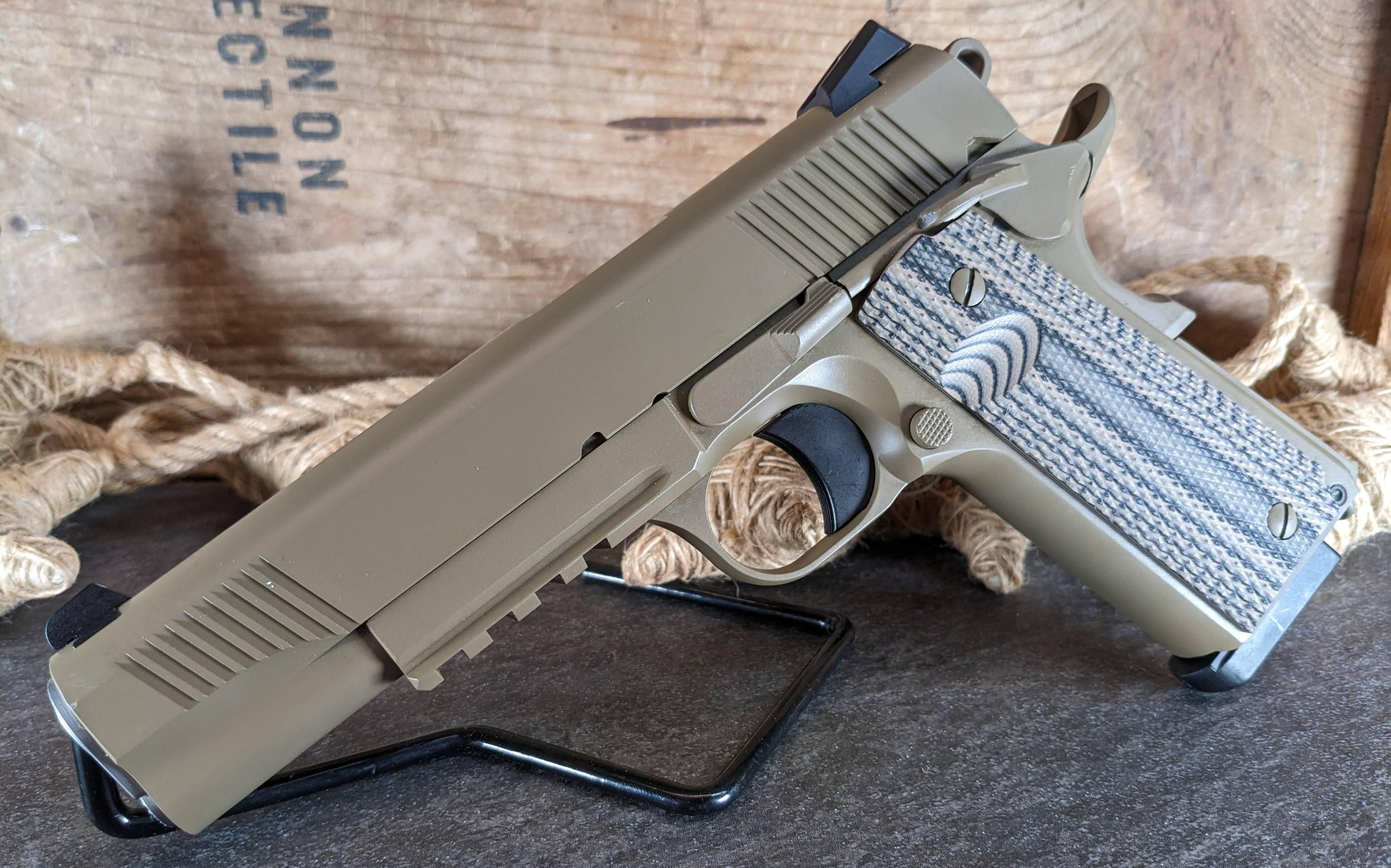 New Tisas 1911 B45R .45acp FDE - harveysauctions.com