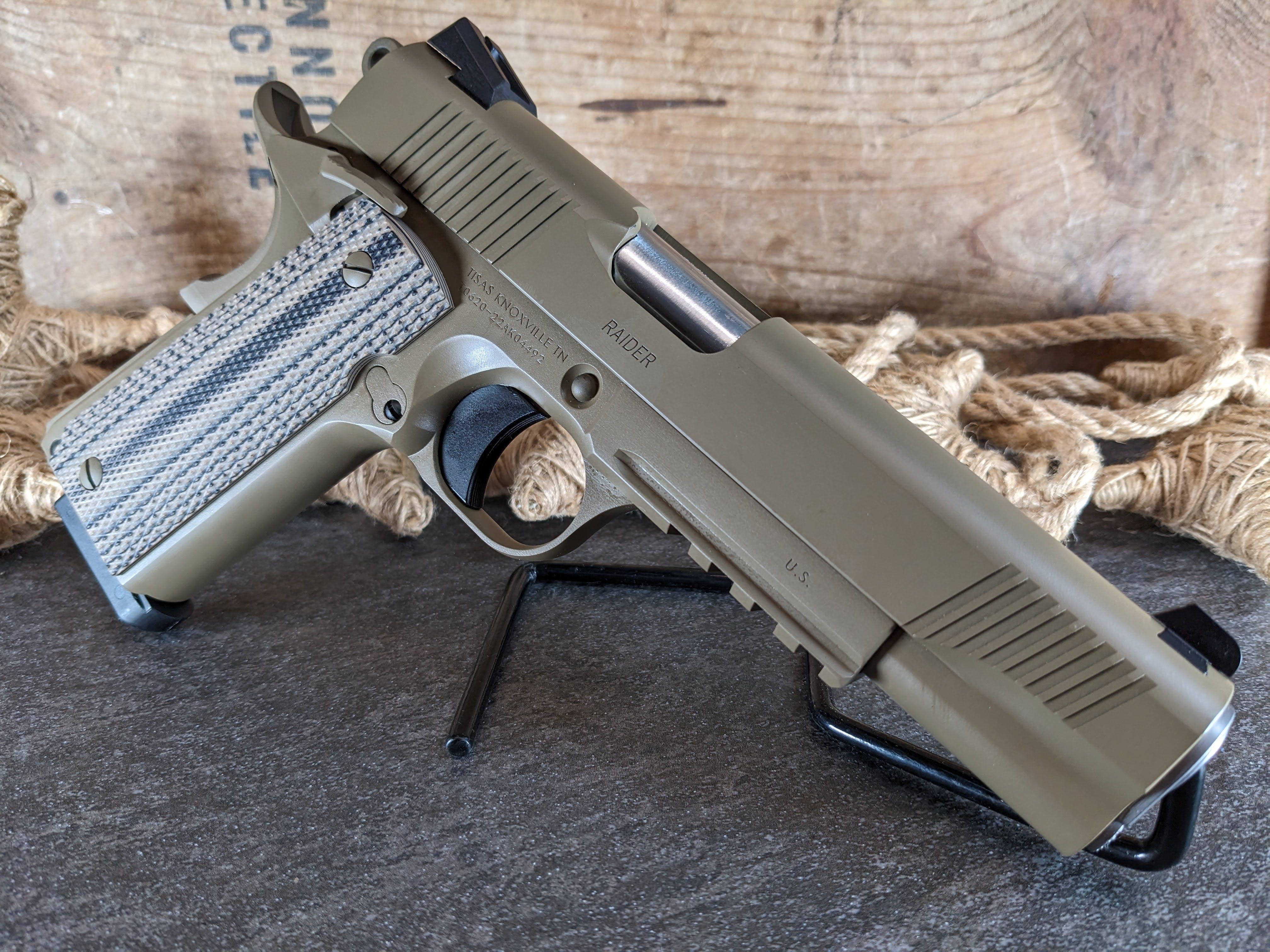 New Tisas 1911 B45R .45acp FDE - harveysauctions.com