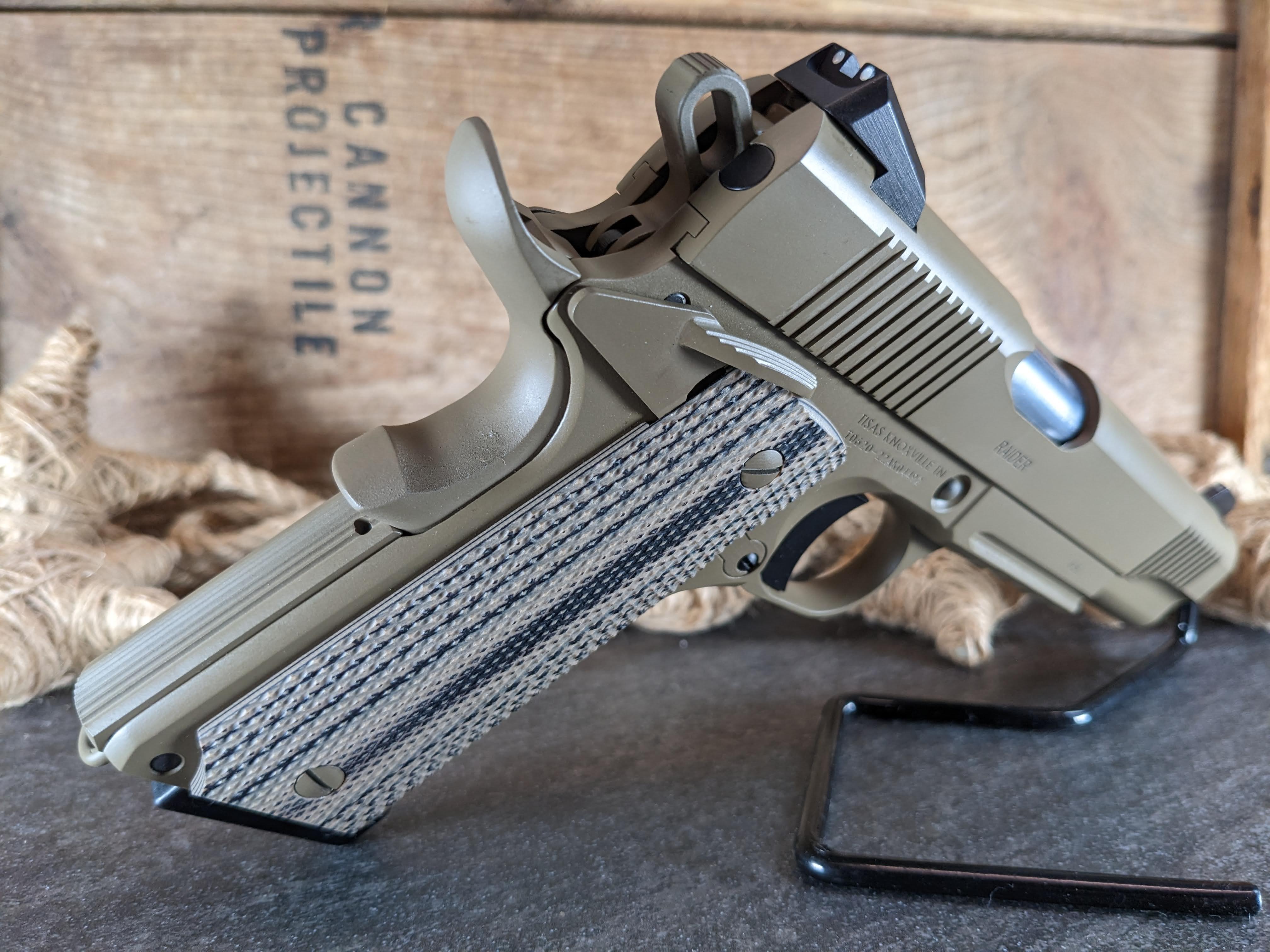 New Tisas 1911 B45R .45acp FDE - harveysauctions.com