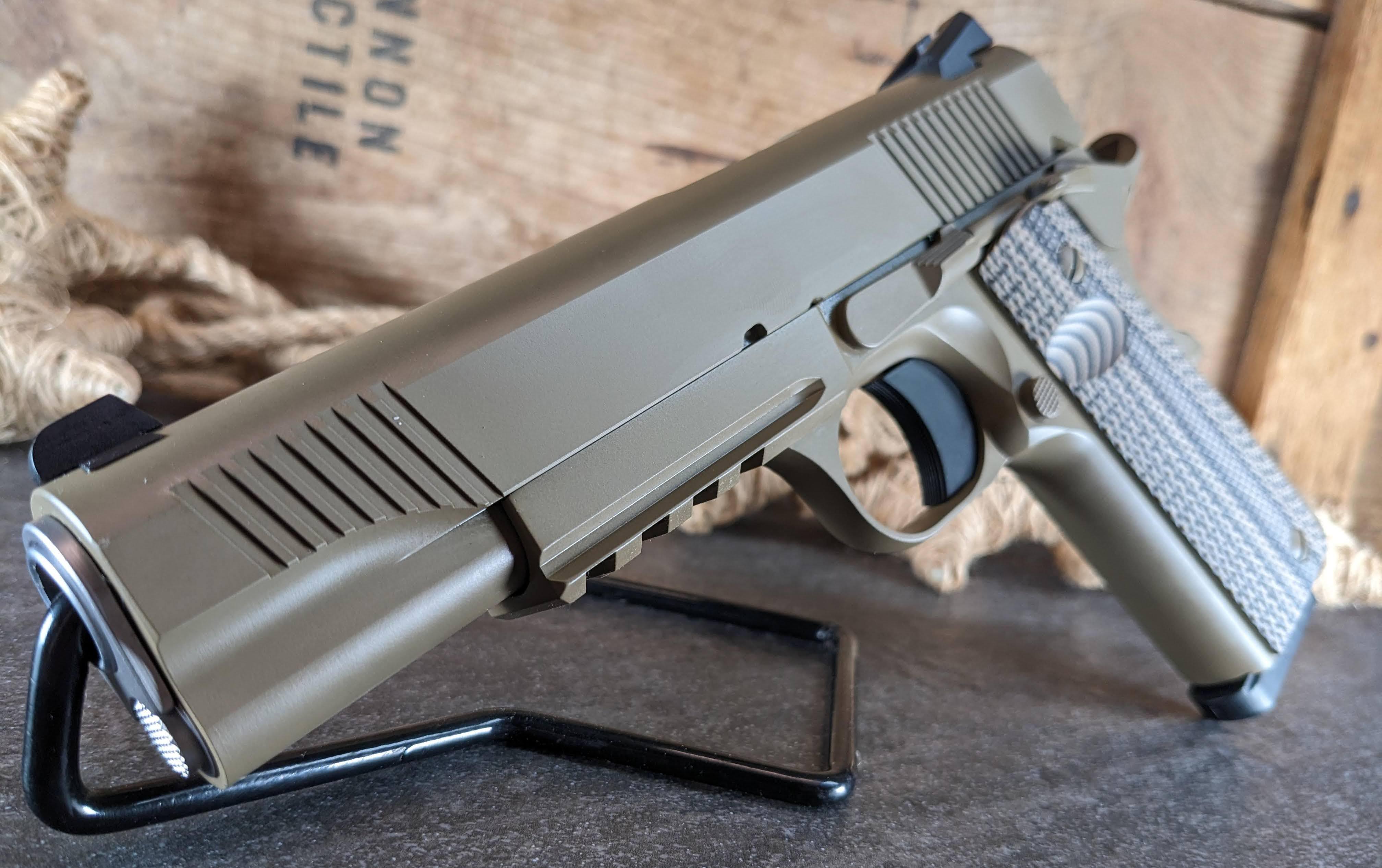 New Tisas 1911 B45R .45acp FDE - harveysauctions.com