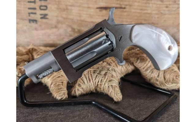 New NAA Sidewinder Mini .22WMR w/ Faux Pearl Grips - harveysauctions.com