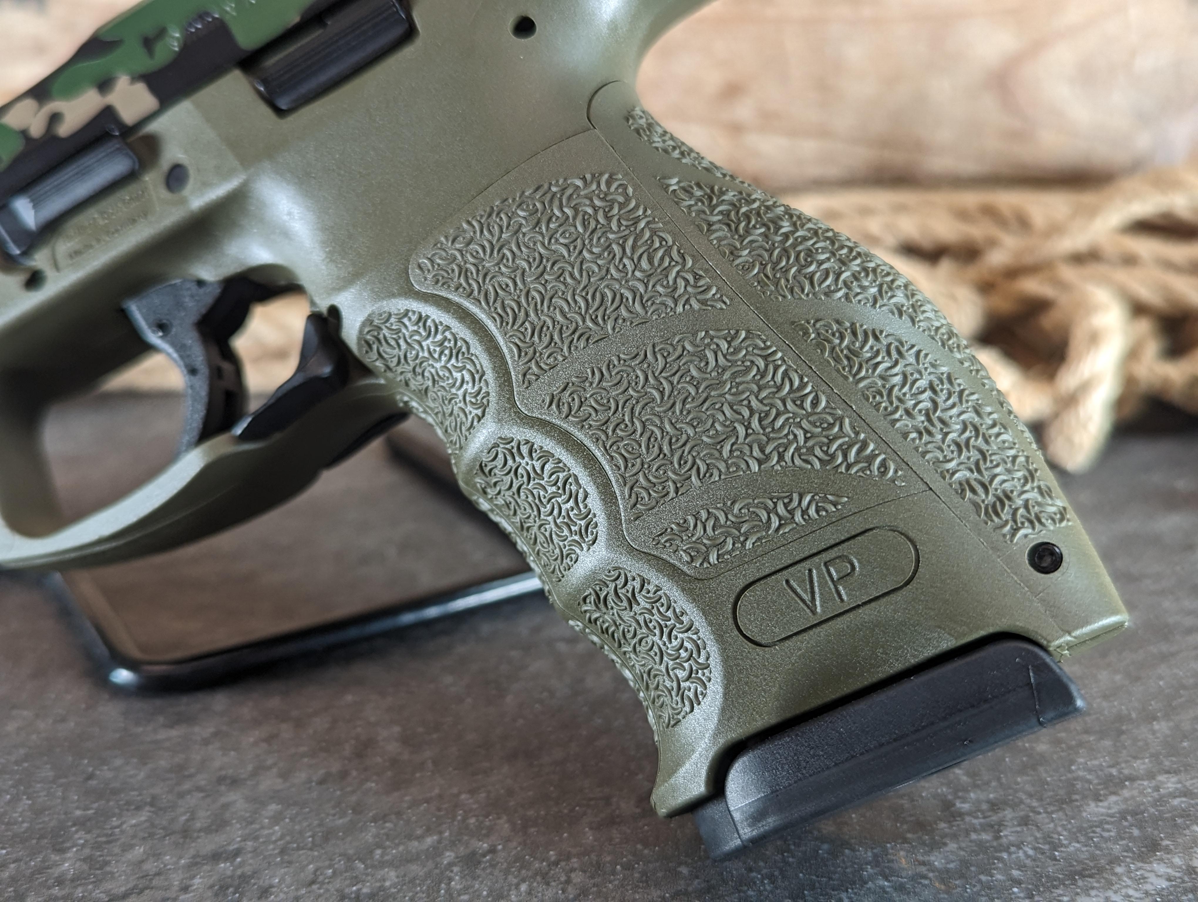 New Heckler & Koch VP9 9mm in OD Green Camo - harveysauctions.com