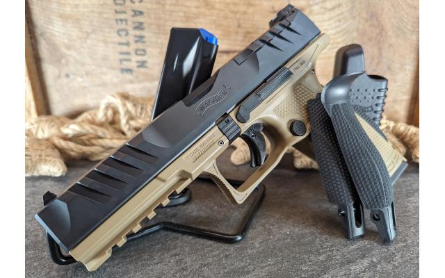 New Walther PDP Full Size 9mm in Tan - harveysauctions.com