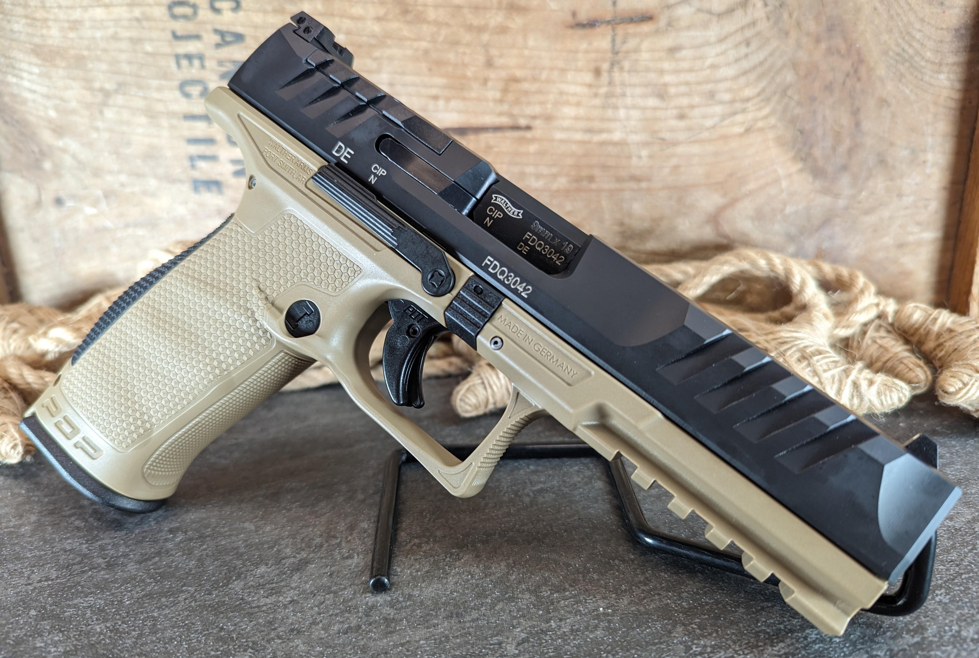 New Walther PDP Full Size 9mm in Tan - harveysauctions.com