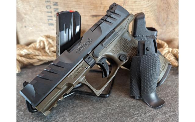 New Walther PDP Compact 9mm in OD Green - harveysauctions.com
