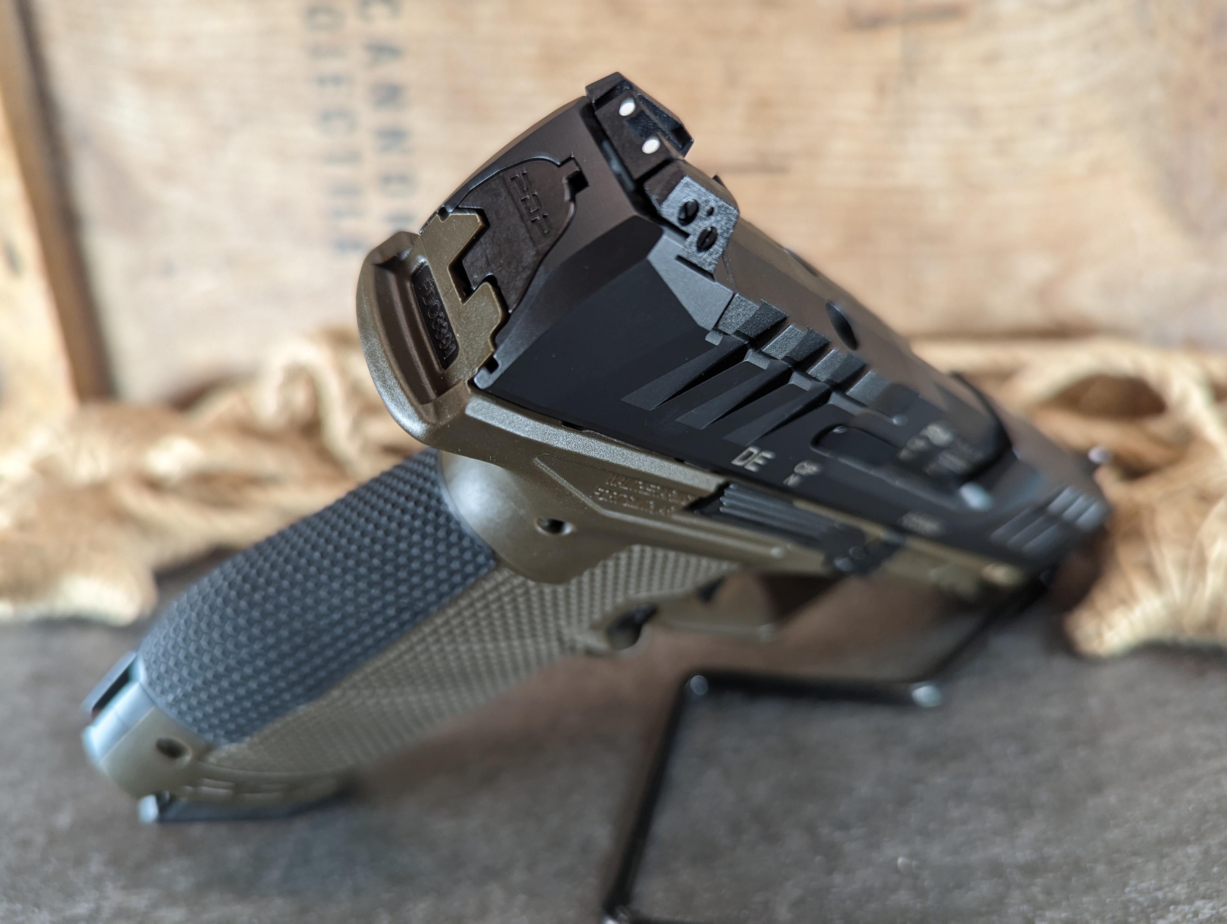New Walther PDP Compact 9mm in OD Green - harveysauctions.com