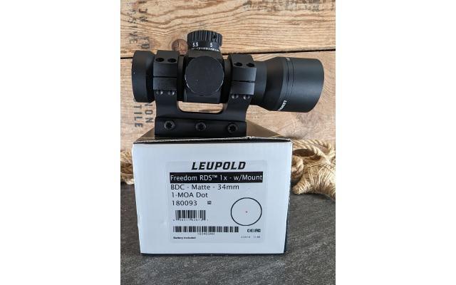 New Leupold Freedom RDS 1MOA Red Dot W/ Mount - harveysauctions.com