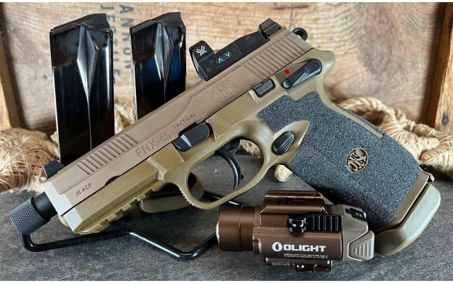 Pre-owned FN FNX-45 Tactical .45acp In Soft Case - harveysauctions.com