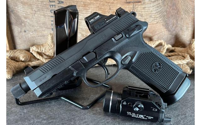 Pre-owned FN FNX-45 Tactical .45acp In Soft Case - harveysauctions.com