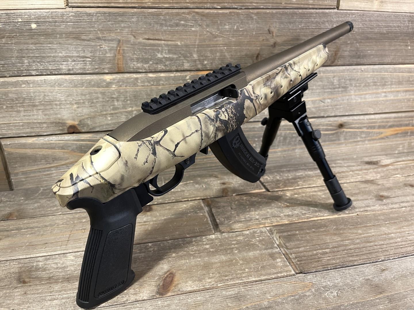 Ruger 22 Charger 10" .22LR, Go Wild Camo - Pre-Owned - harveysauctions.com