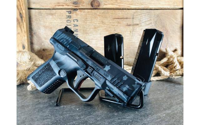 Pre-owned Canik TP9 Elite SC 9mm in Hard Case - harveysauctions.com