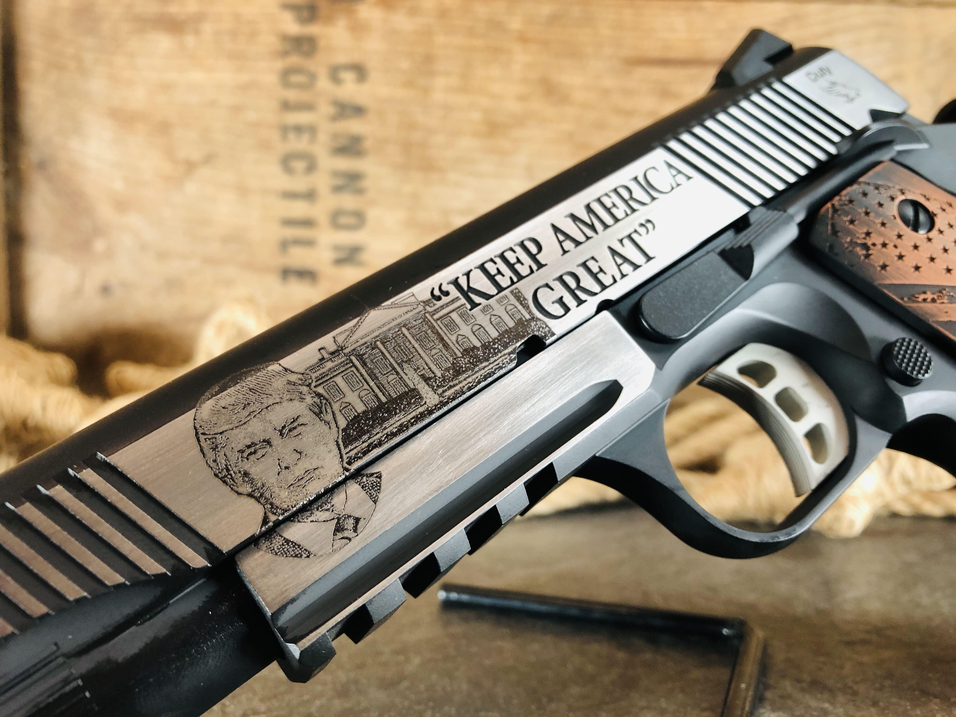 New Pair of Sequential Serial Numbered Tisas 1911 Trump Duty .45ACP ...