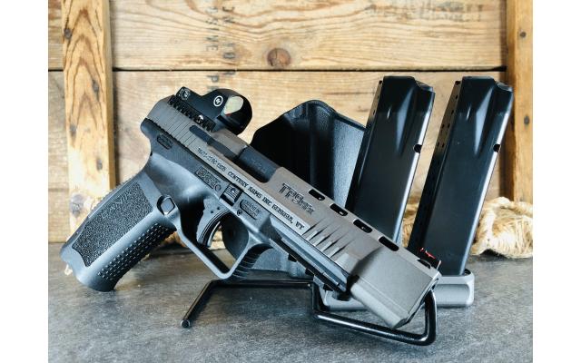Pre-owned Canik TP9SFX 9mm in Hard Case - harveysauctions.com