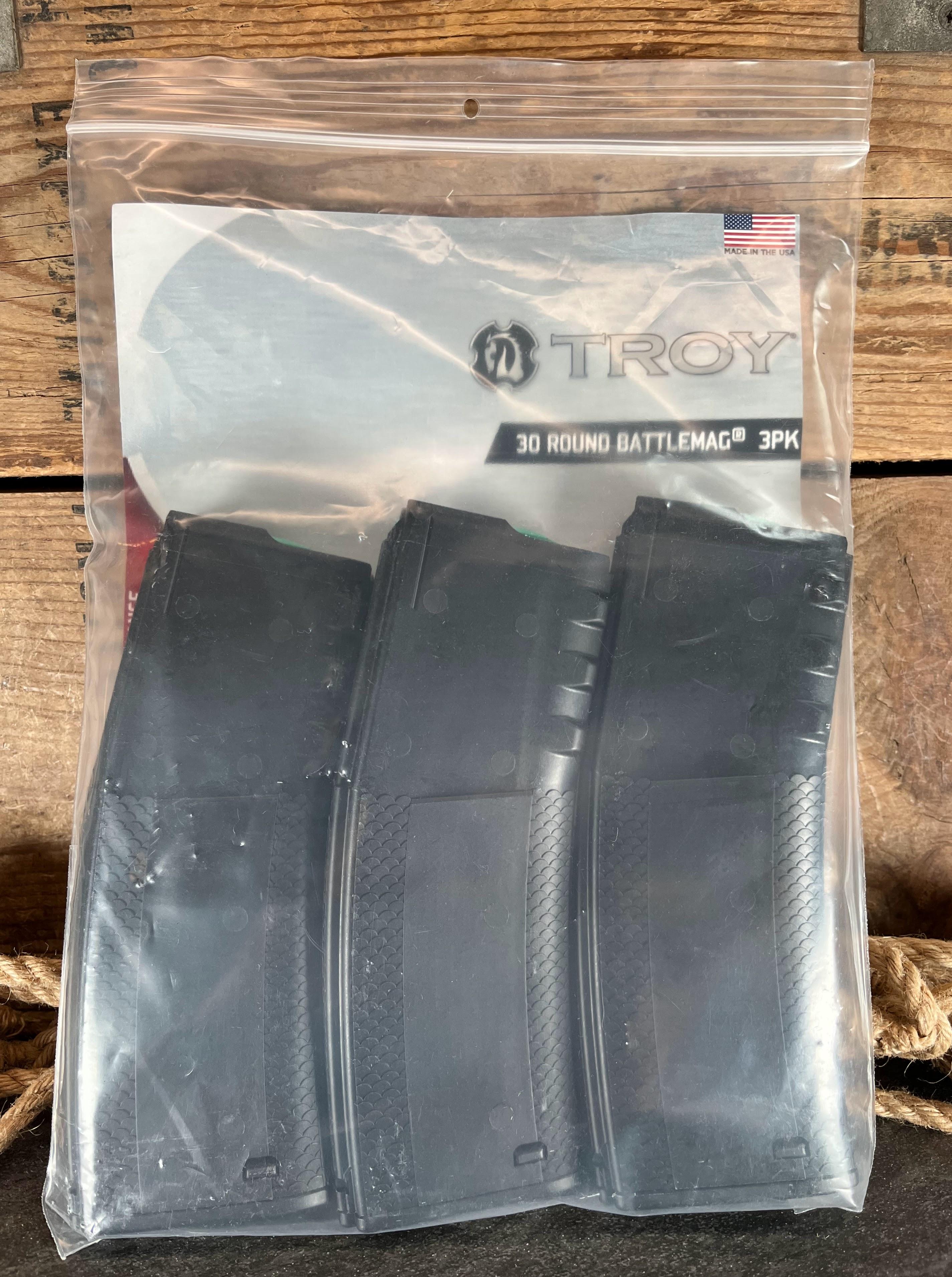 New Troy AR-15 30Rd Battle Mag 3 Pack - harveysauctions.com