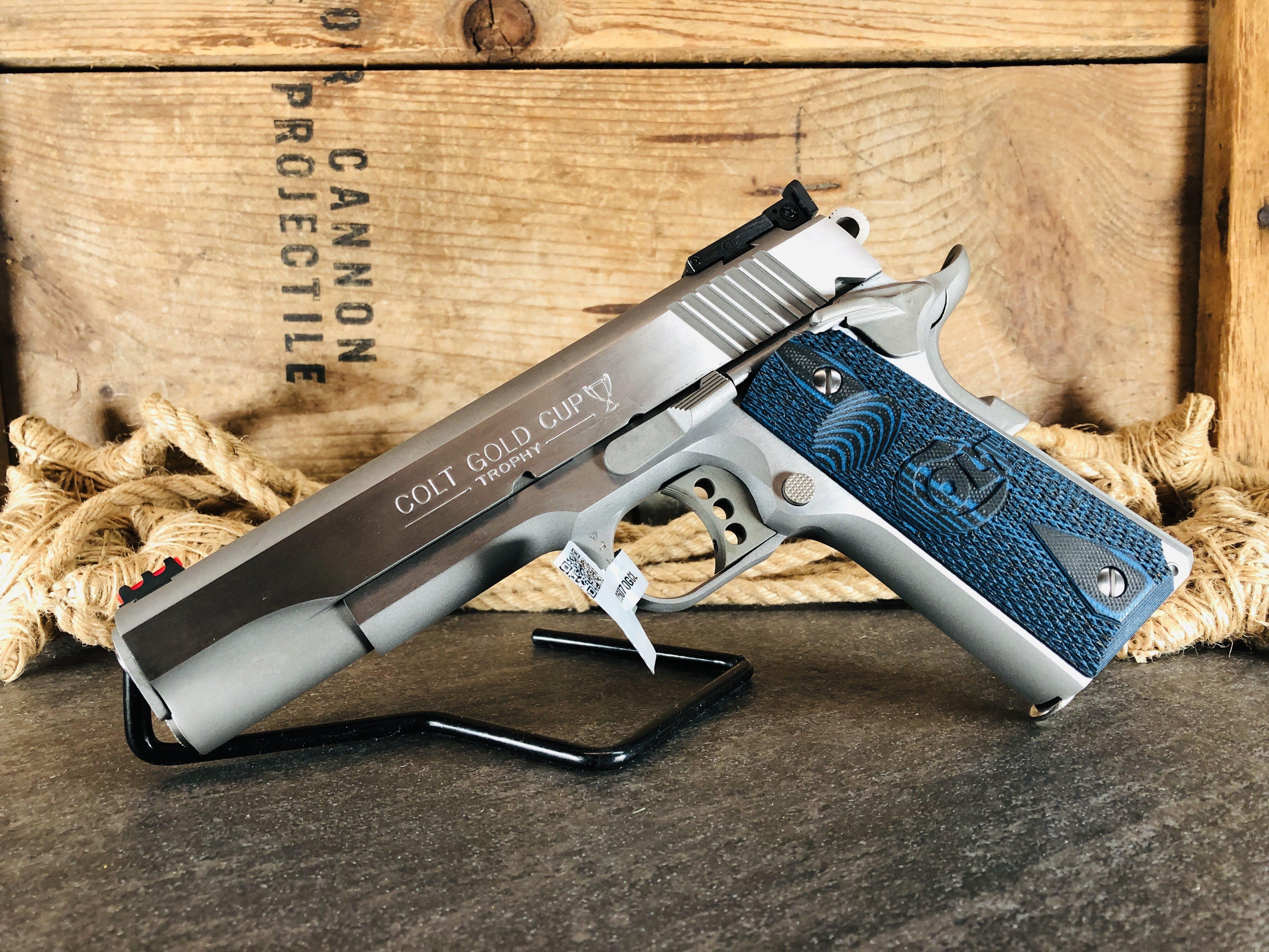 New Colt Series 70 1911 Gold Cup Lite .45acp - harveysauctions.com
