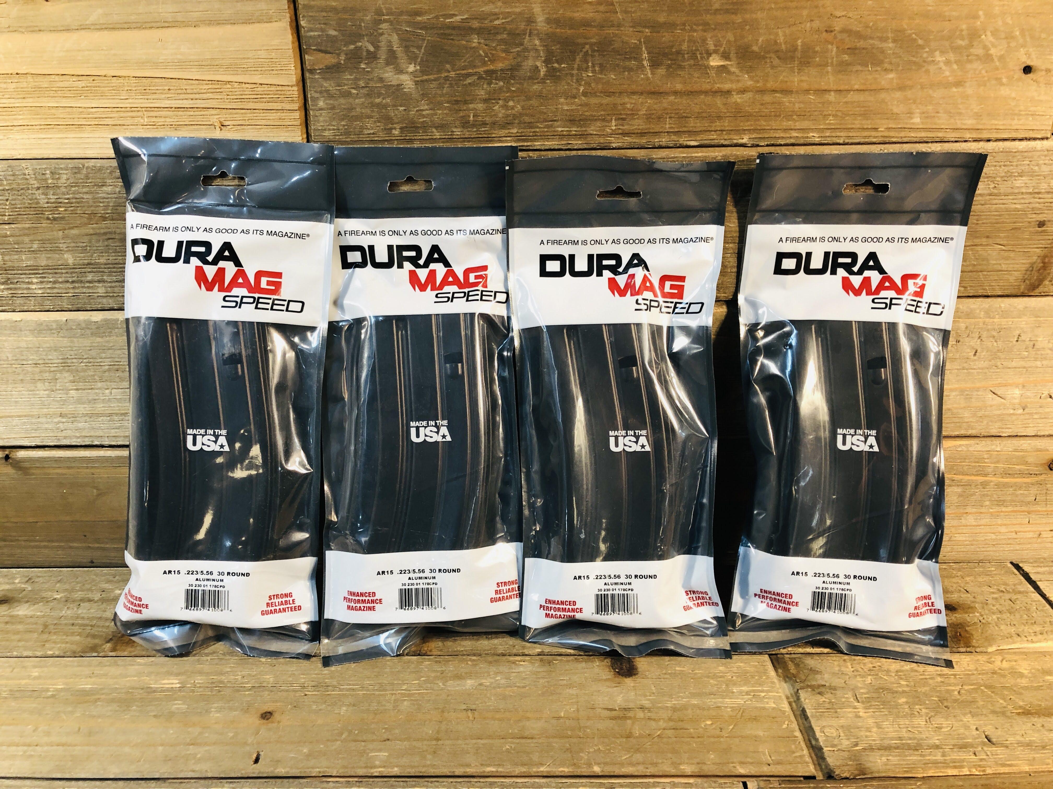 Four New Dura-Mag AR15 .223/5.56 30 Round capacity magazines ...