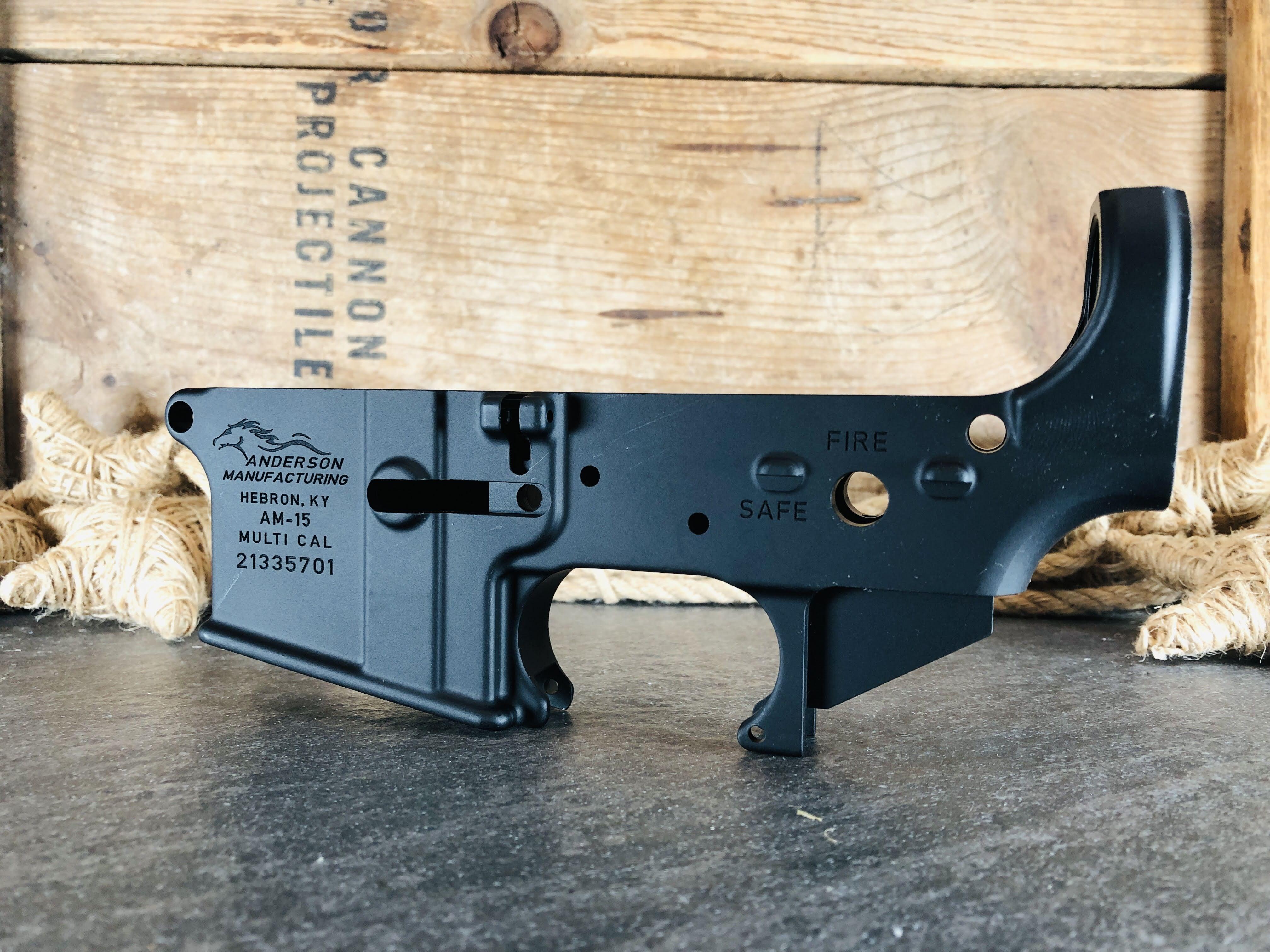 New Pair of Sequential Serial Numbered Anderson AM15 Stripped Lower ...