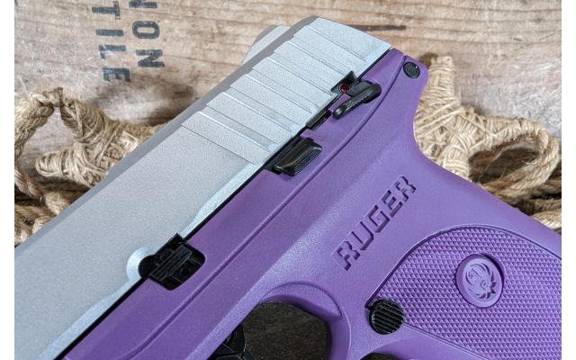 New Ruger EC9S 9mm Purple & Stainless - harveysauctions.com