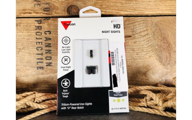 New Trijicon GL113-C-600784 Glock Small Frame Night Sights ...