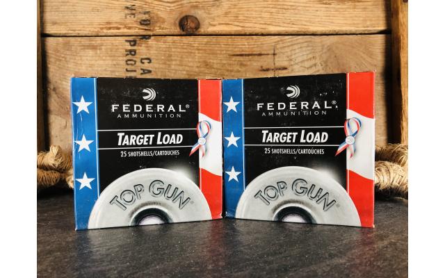 50 Rounds Federal Target Load 12 Gauge 2-3/4" 8 Shot Ammunition ...