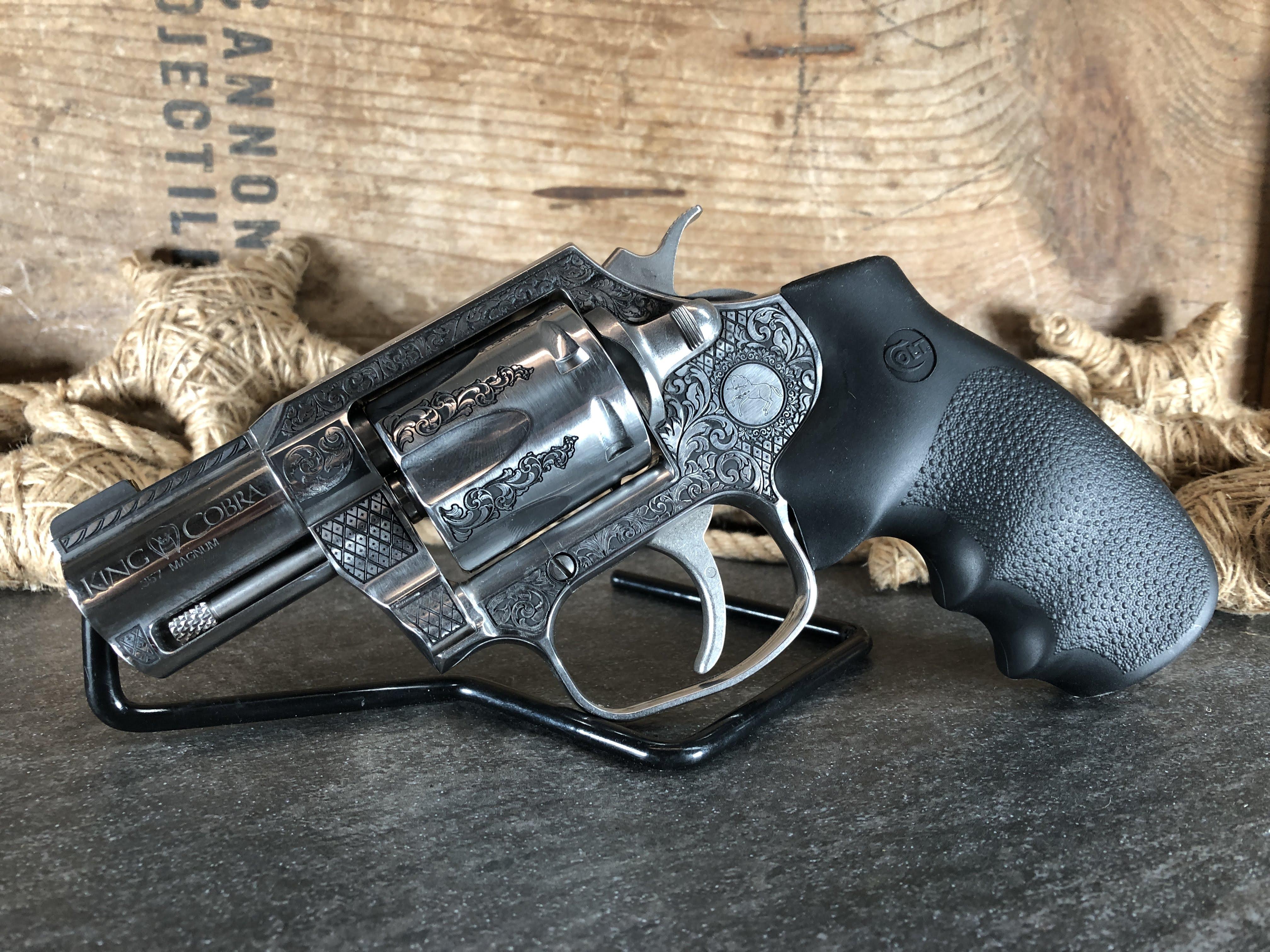 New Colt King Cobra Carry Filigree .357Mag - harveysauctions.com