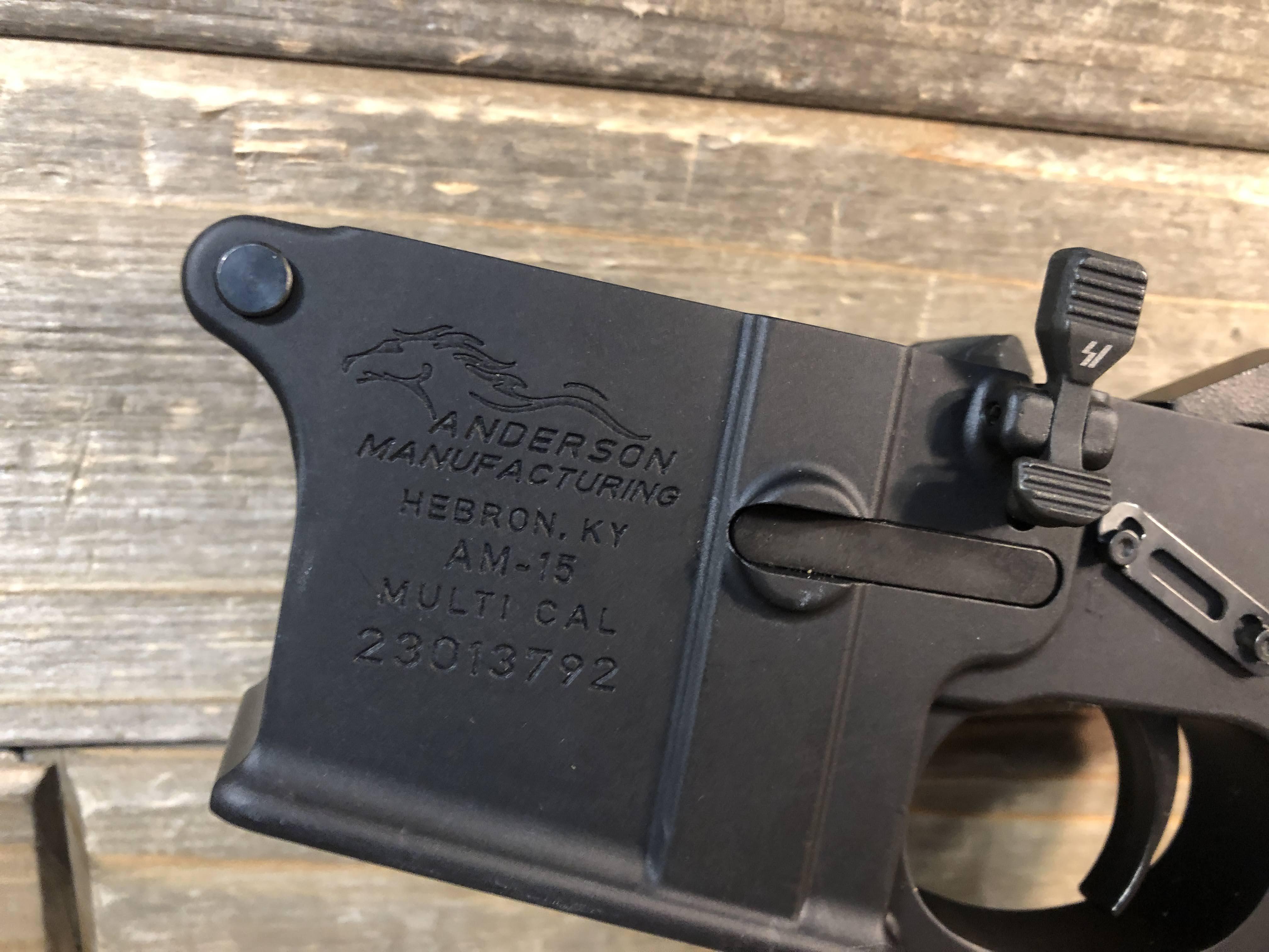 Pre-owned Anderson AM-15 Complete Lower Receiver - harveysauctions.com