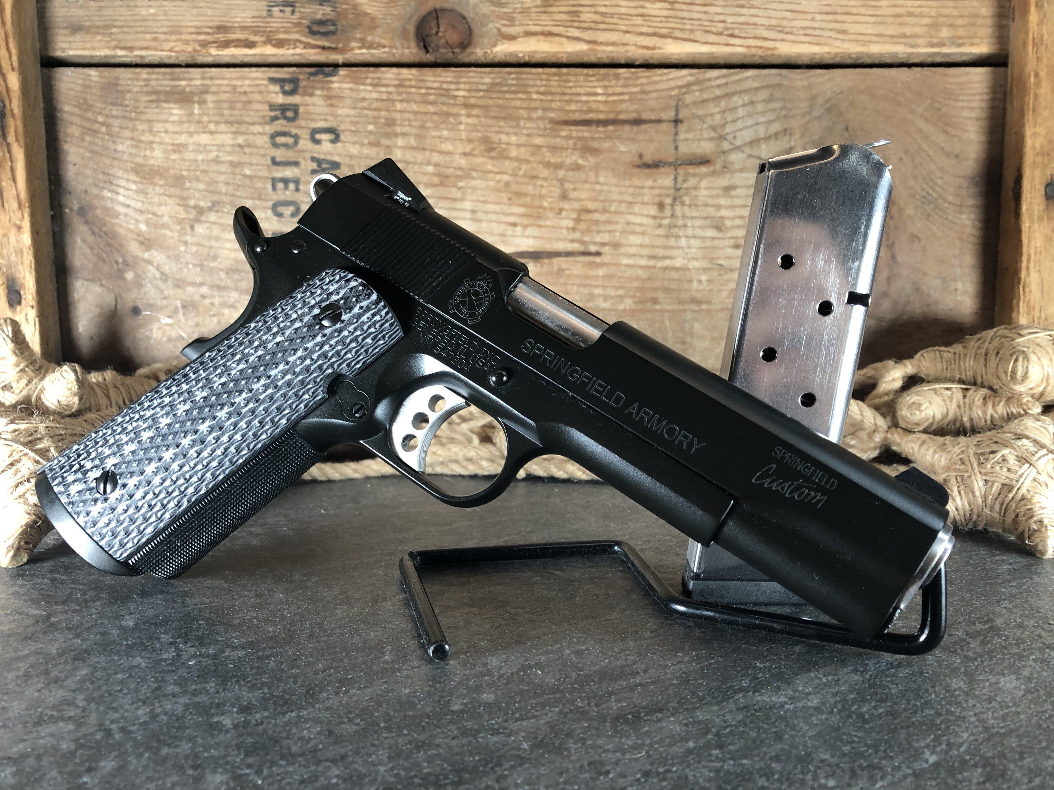 Pre-owned Springfield 1911 Custom Shop .45acp in Hard Case ...