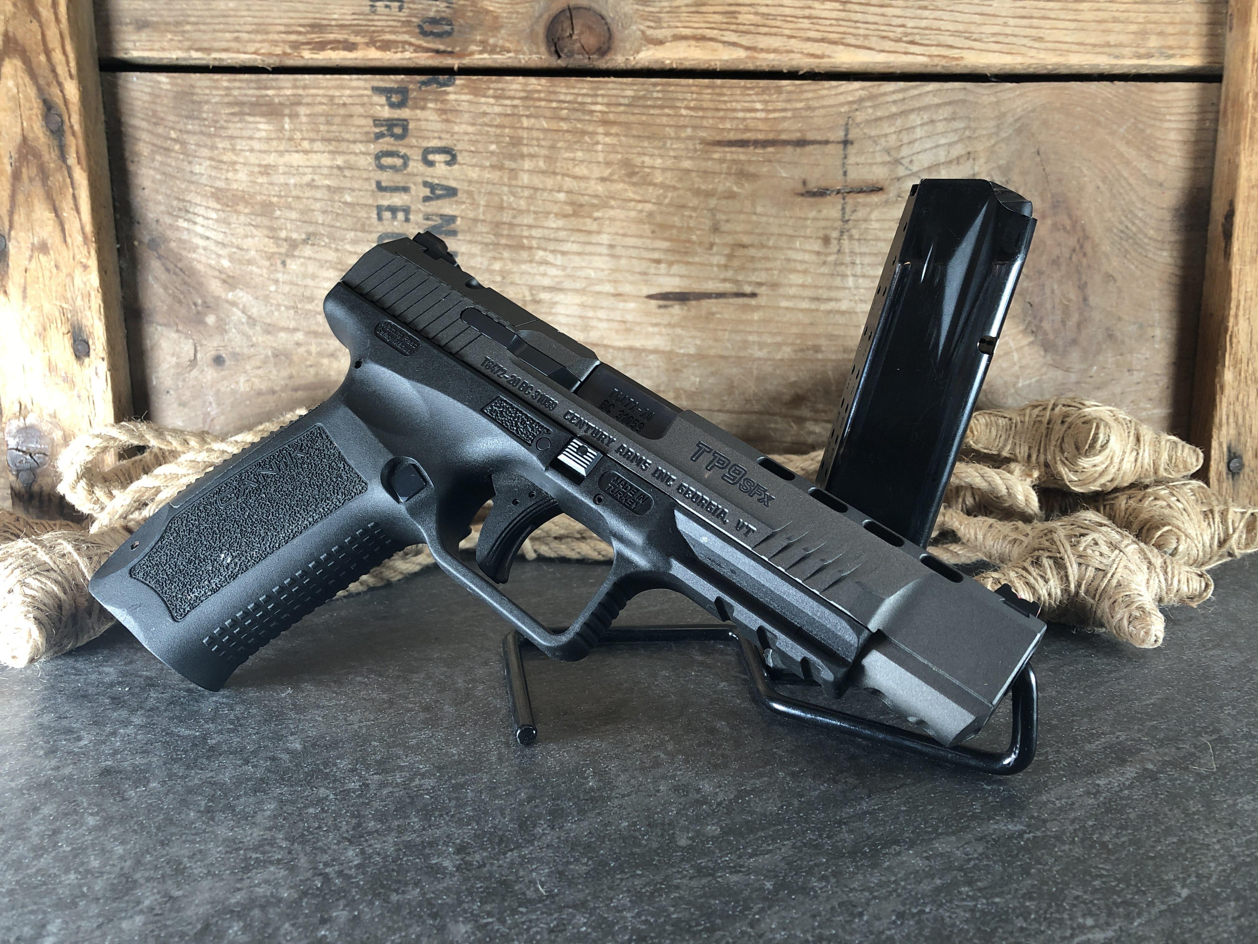Pre-owned Canik TP9SFX 9mm in Hard Case - harveysauctions.com
