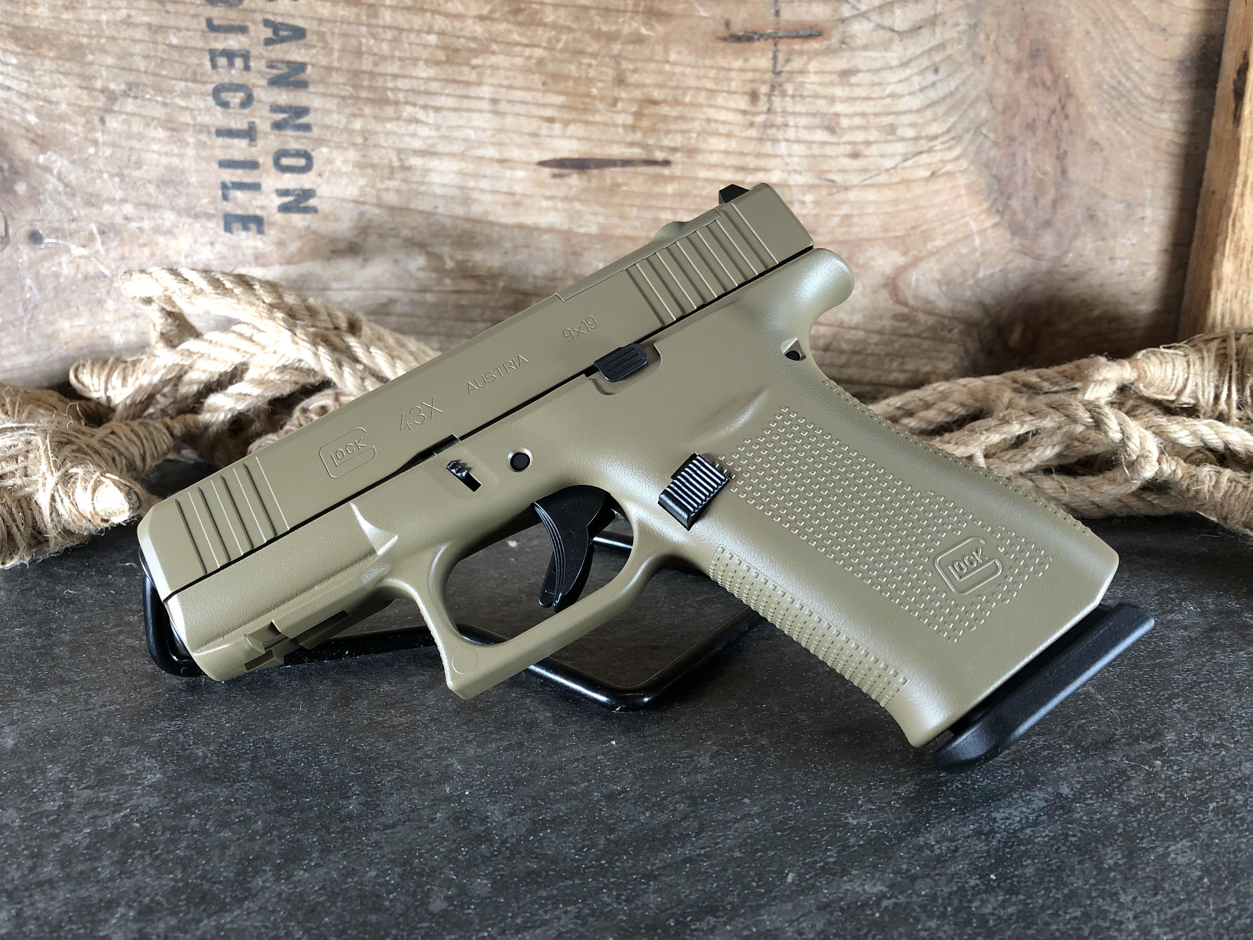 New Glock 43x MOS 9mm FDE - harveysauctions.com