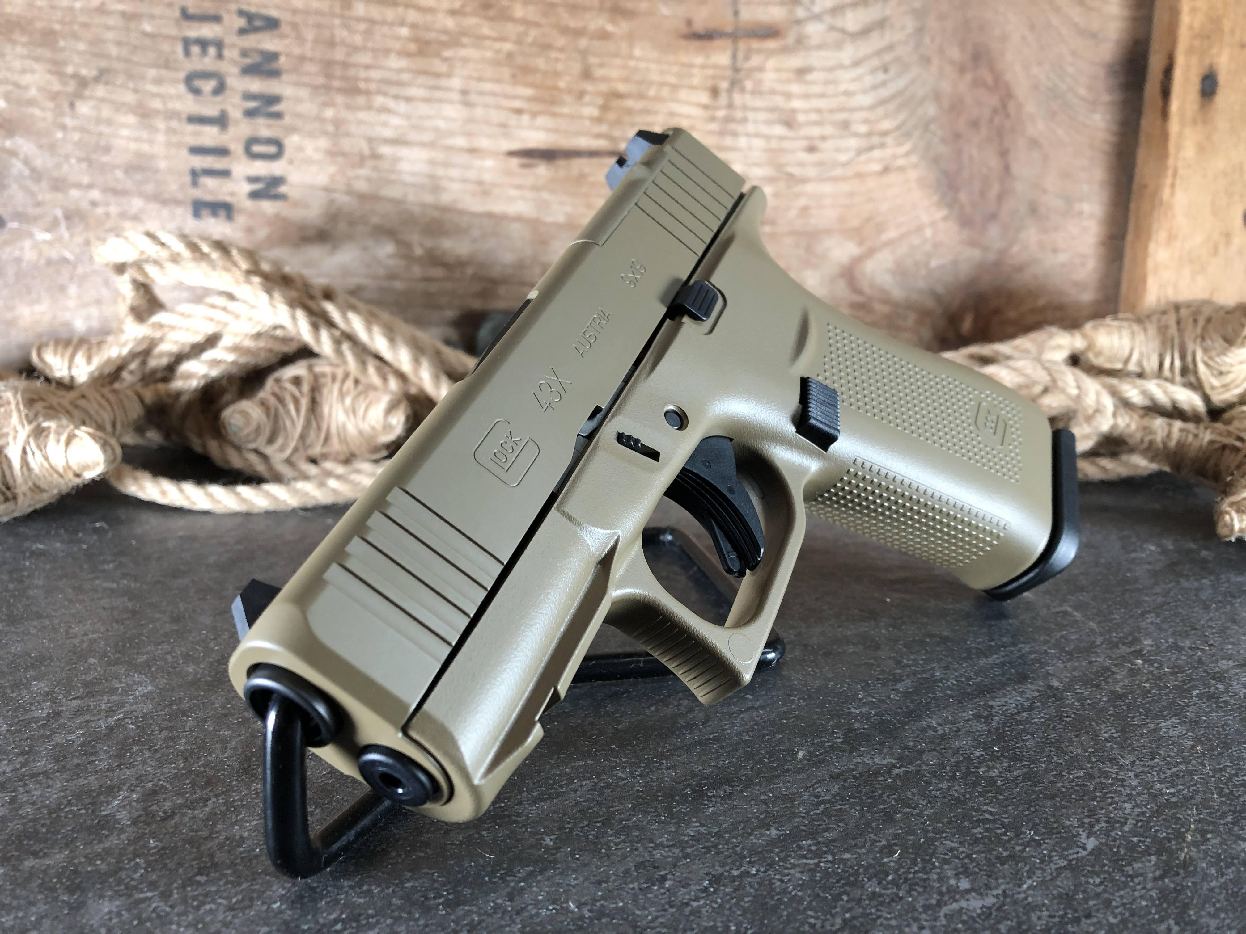 New Glock 43x MOS 9mm FDE - harveysauctions.com