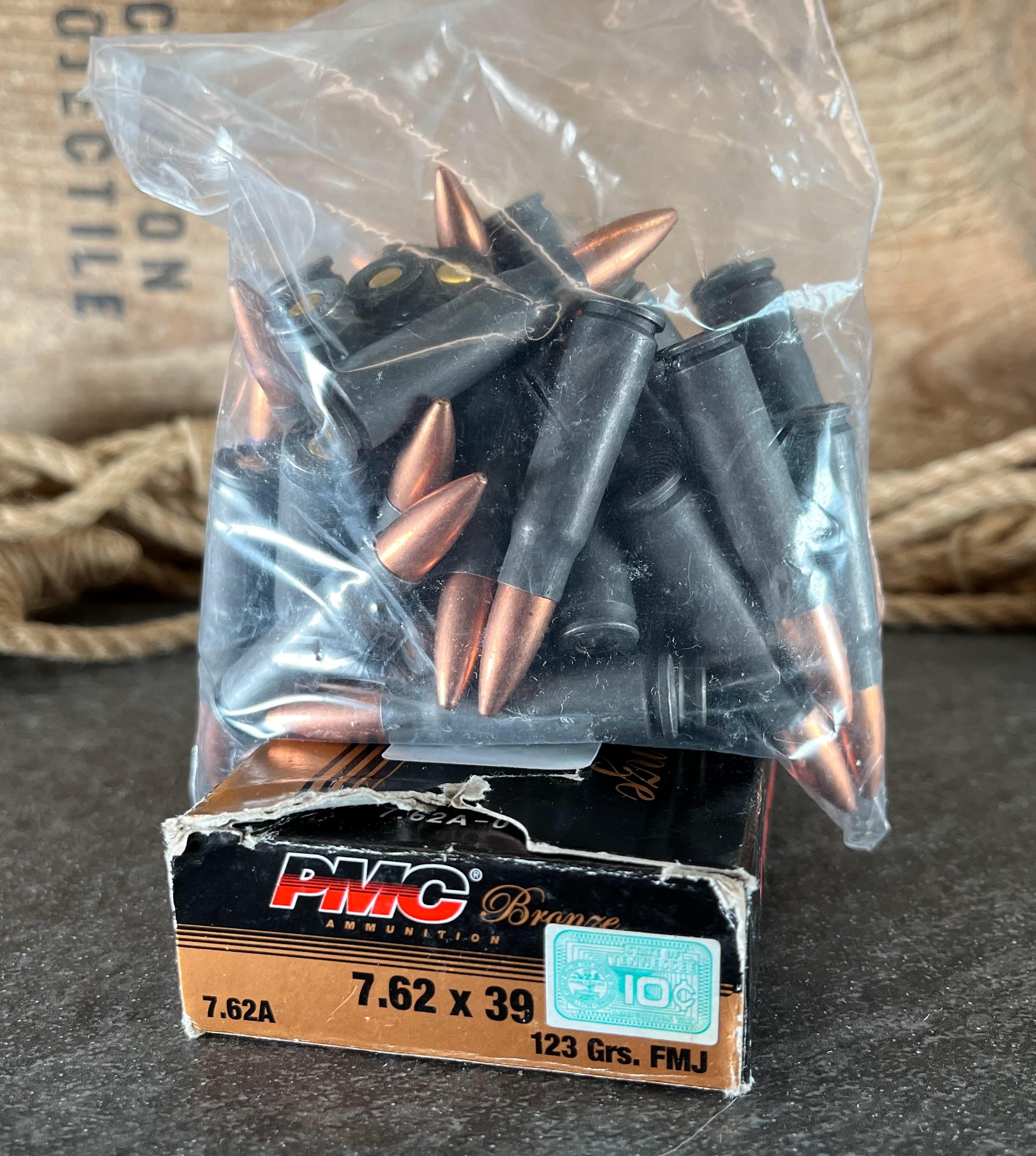 60 Rounds of 7.62x39mm Ammo - harveysauctions.com