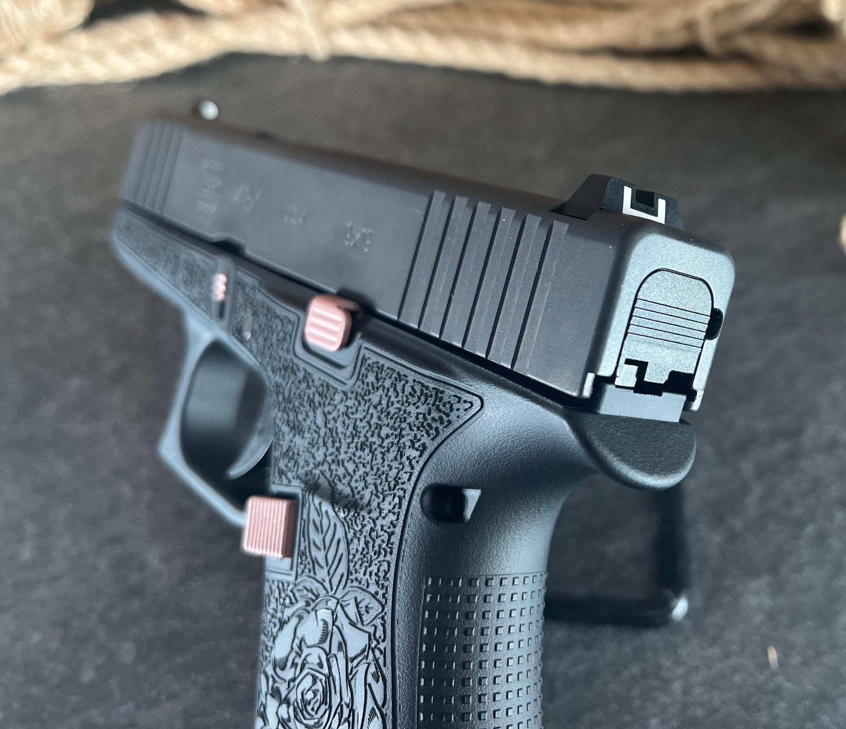 New Glock 43x 9mm Black Rose - harveysauctions.com