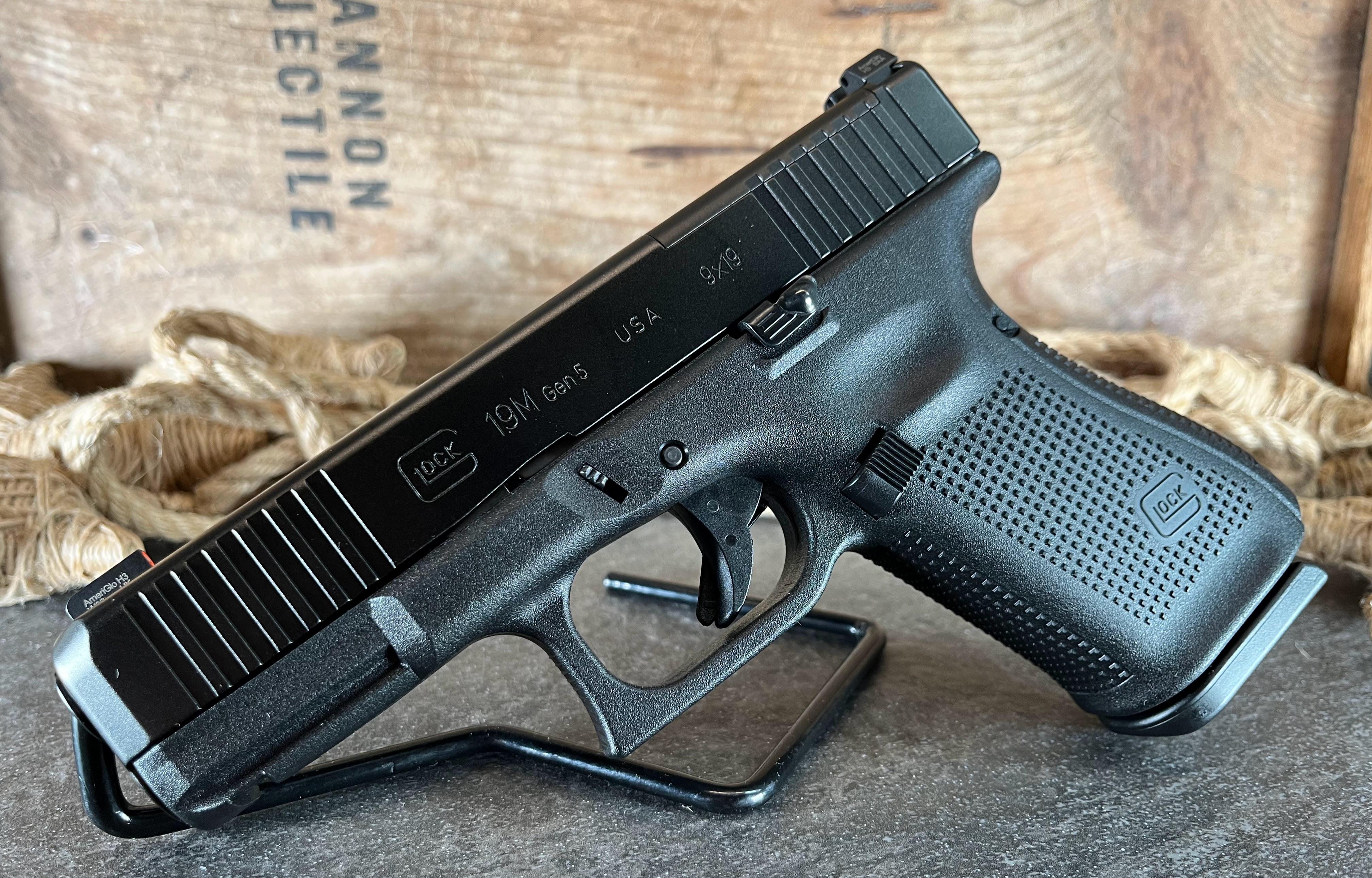 Factory Rebuilt Glock 19M Gen 5 MOS 9mm - harveysauctions.com