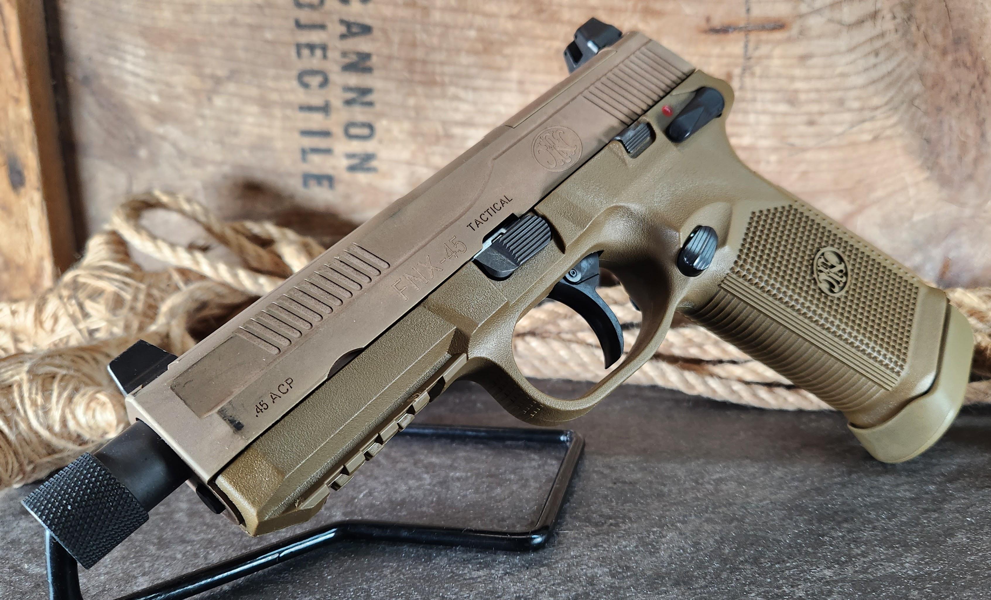 Pre-owned Fn Herstal FNX-45 Tactical .45ACP In Original Soft Case ...