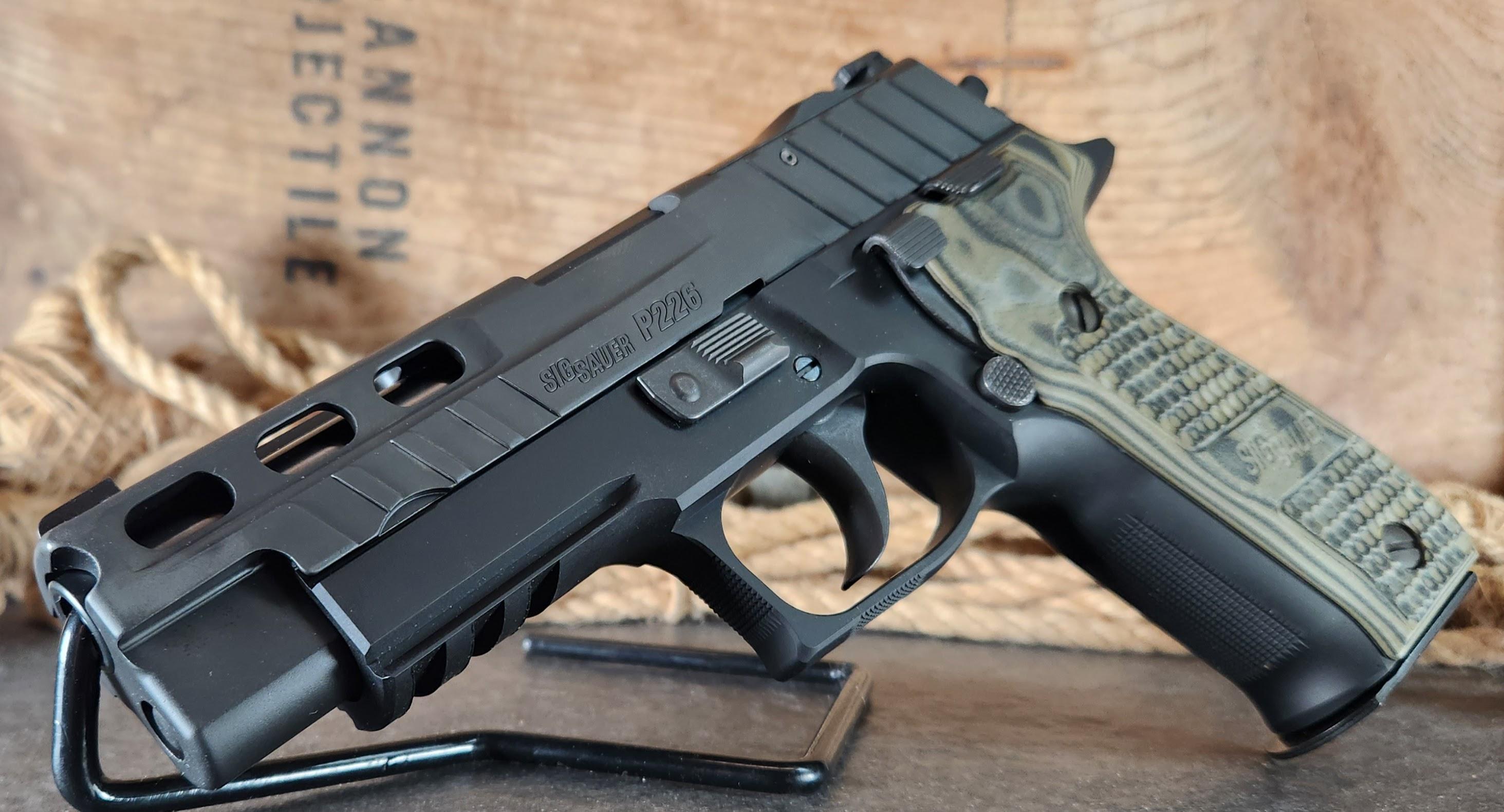 Pre-owned Sig Sauer P226 Pro Cut 9mm In Original Hard Case ...