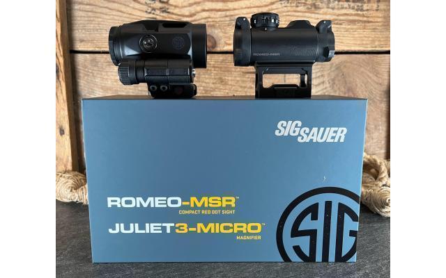 New Sig Sauer Romeo MSR Red Dot/Juliet 3Micro Magnifier ...